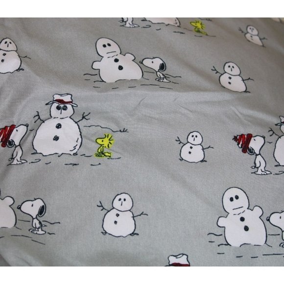 Peanuts | Bedding | Copy Peanuts Snoopy Snowman Woodstock Sheet Set Queen Berkshire 904 | Poshmark